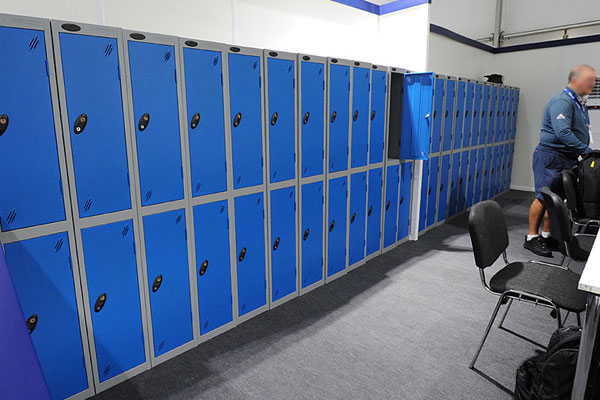 Hire Blue & Grey Lockers For Events | Event Hire UK
